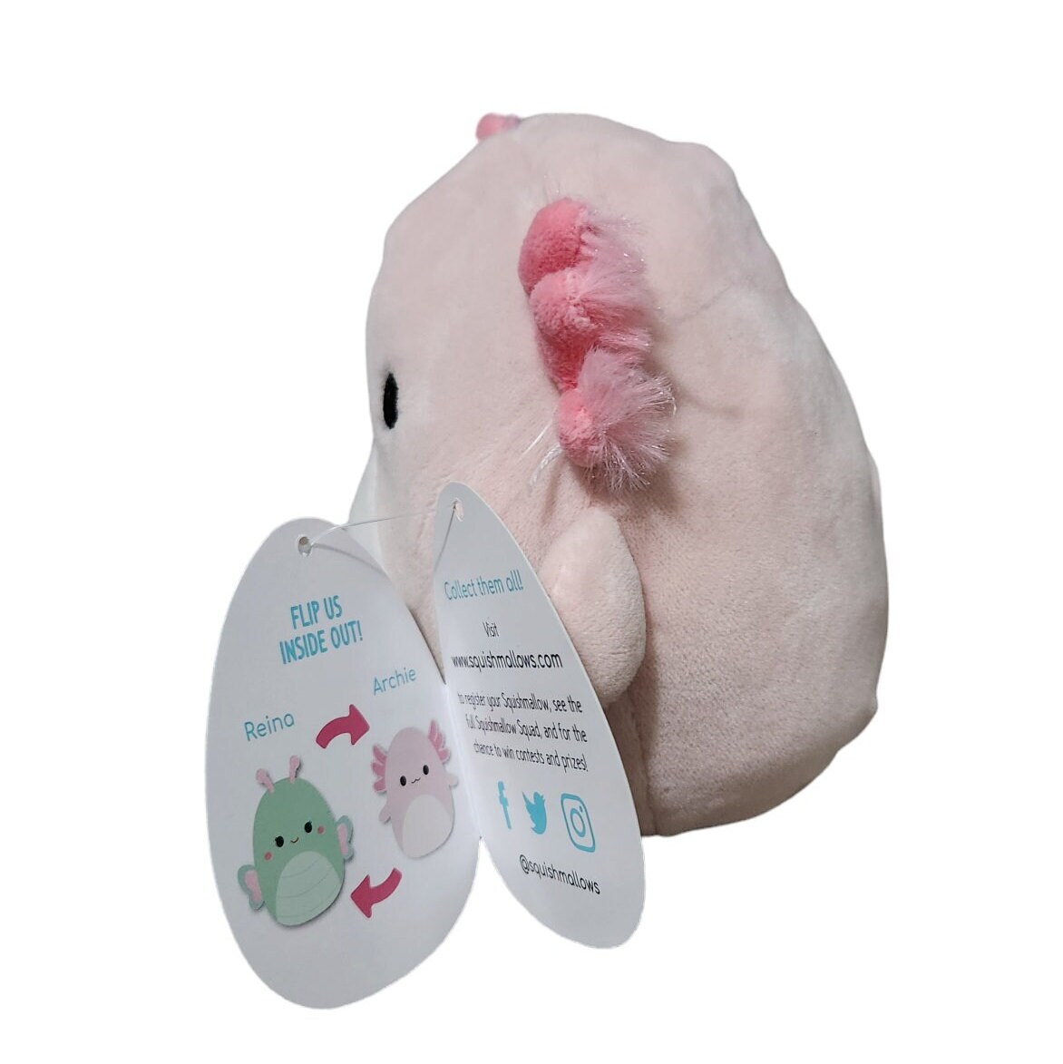 Squishmallows Flip-a-mallows Archie Axolotl Reina Butterfly Plush ...
