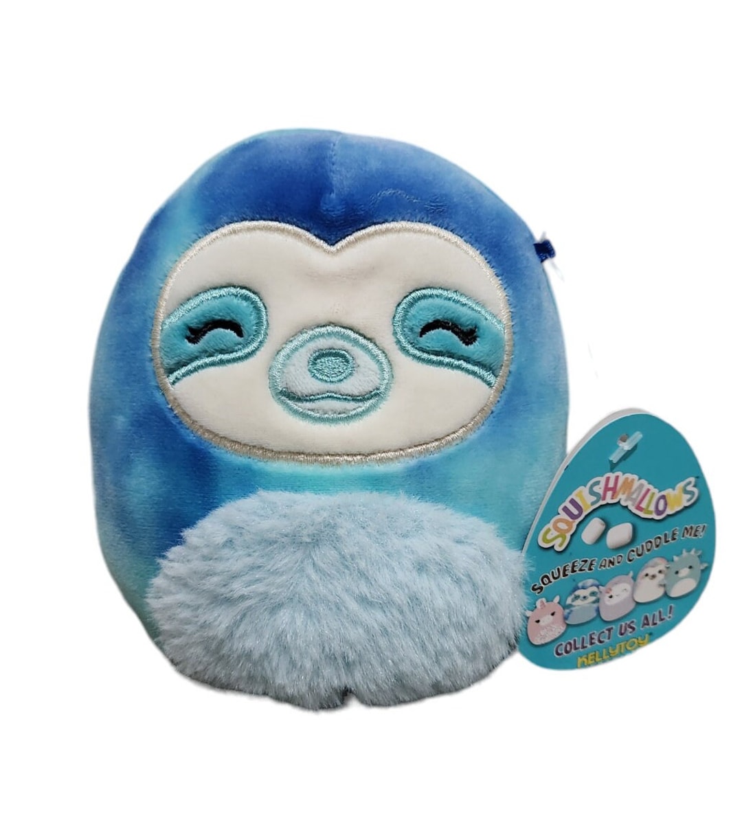 Squishmallows 2020 Emmi the Blue Tye Dye Sloth 5 Plush Stuffed Animal ...