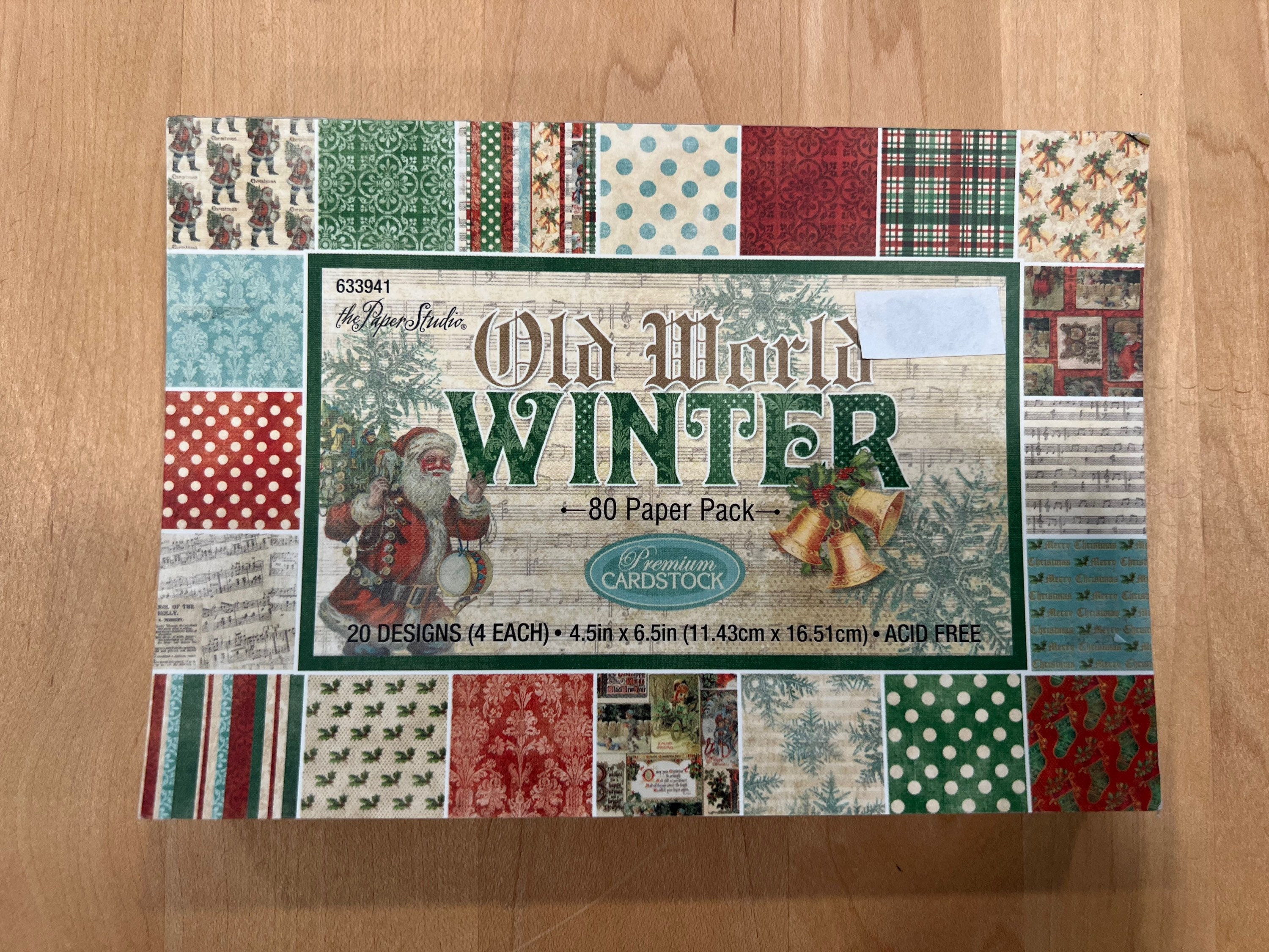 The Paper Studio Old World Winter Premium Cardstock Paper - Etsy