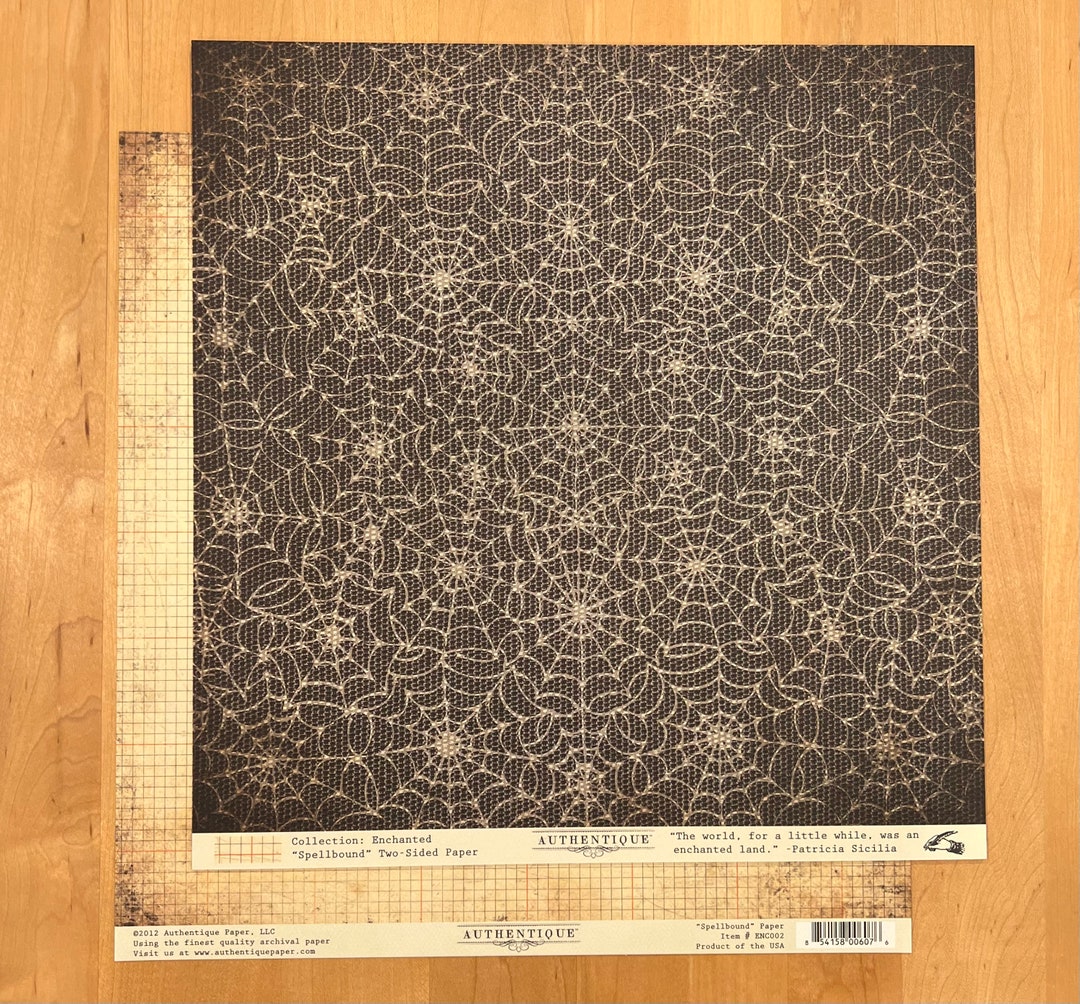 Authentique Enchanted Collection: Spellbound Paper 12x12 Two-sided ...