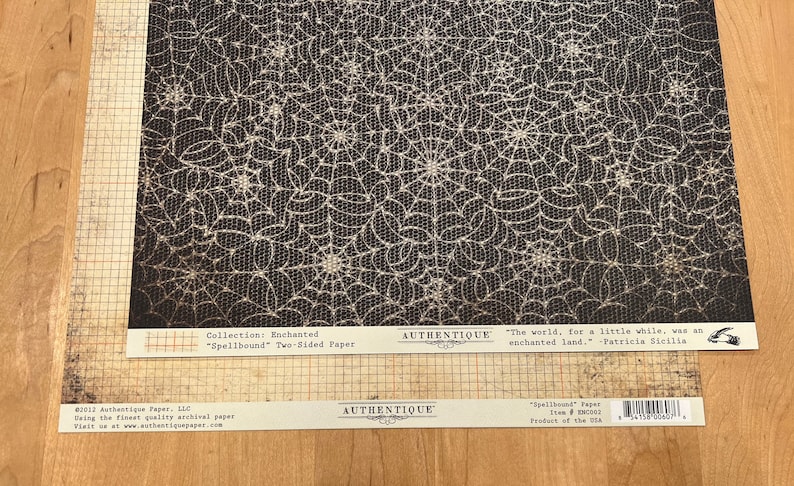 Authentique Enchanted Collection: Spellbound Paper 12x12 Two-sided ...