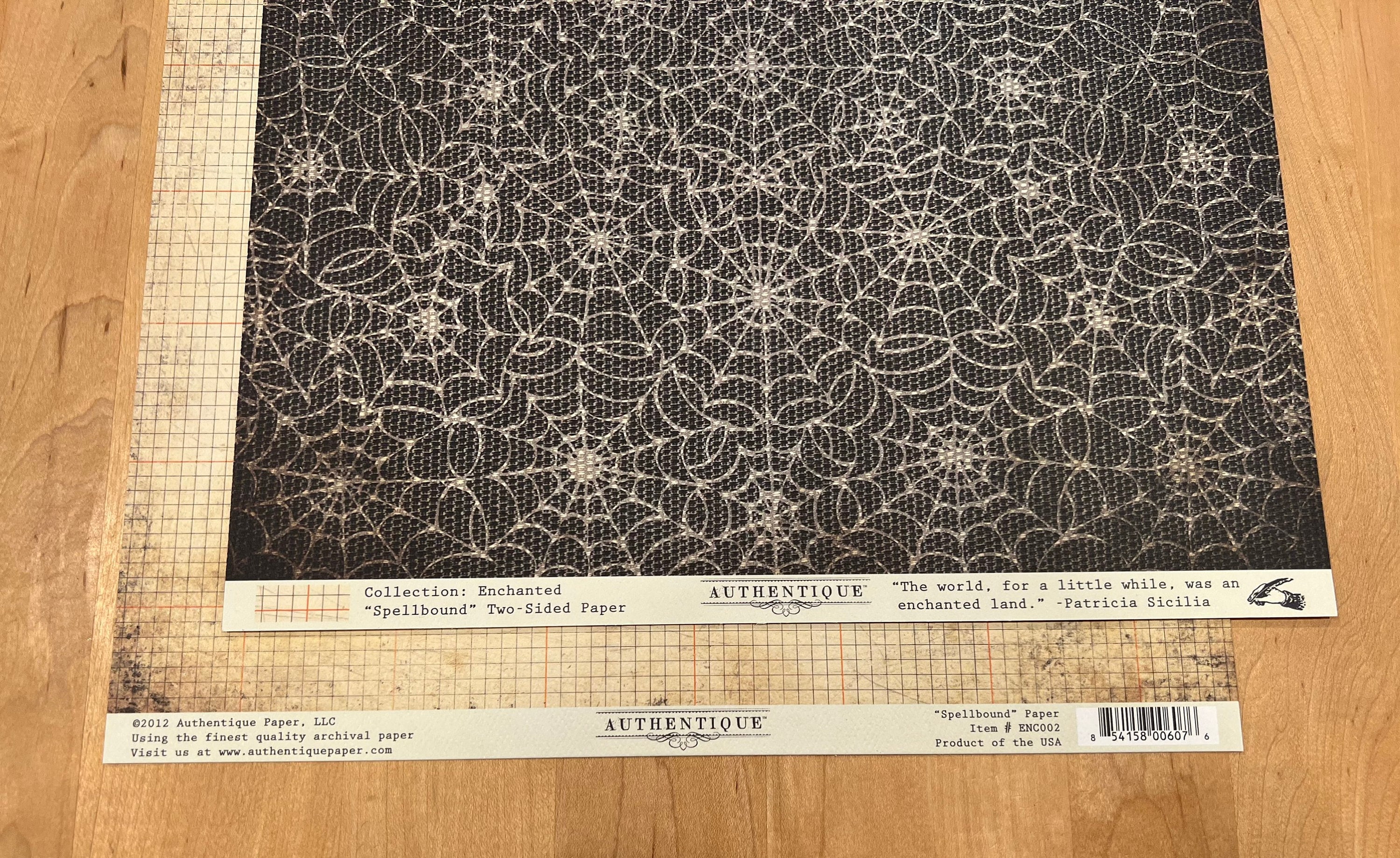 Authentique Enchanted Collection: Spellbound Paper 12x12 Two-sided ...
