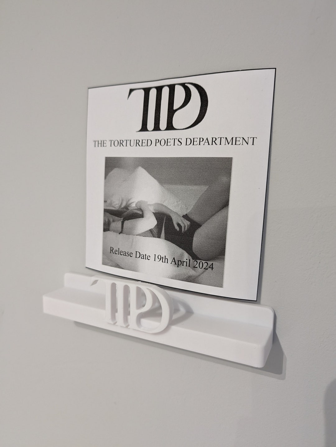 CD Wall Display for Taylor Swift ttpd the Tortured Poets Department ...