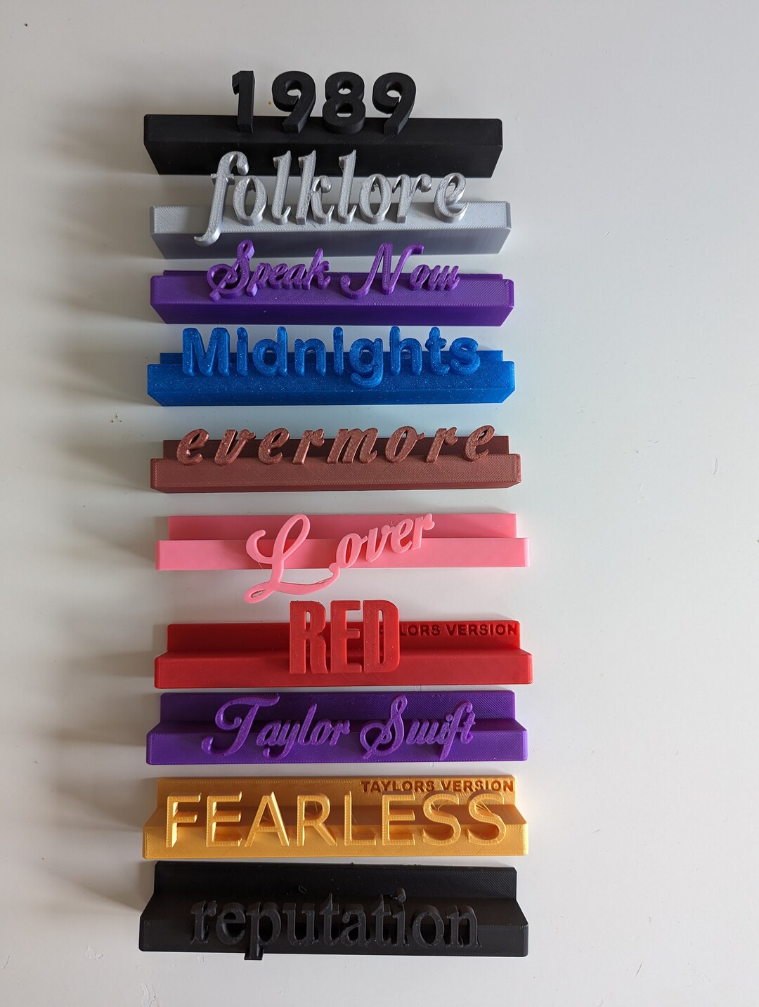 CD Wall Display for Taylor Swift Full Set all 10 - Etsy UK