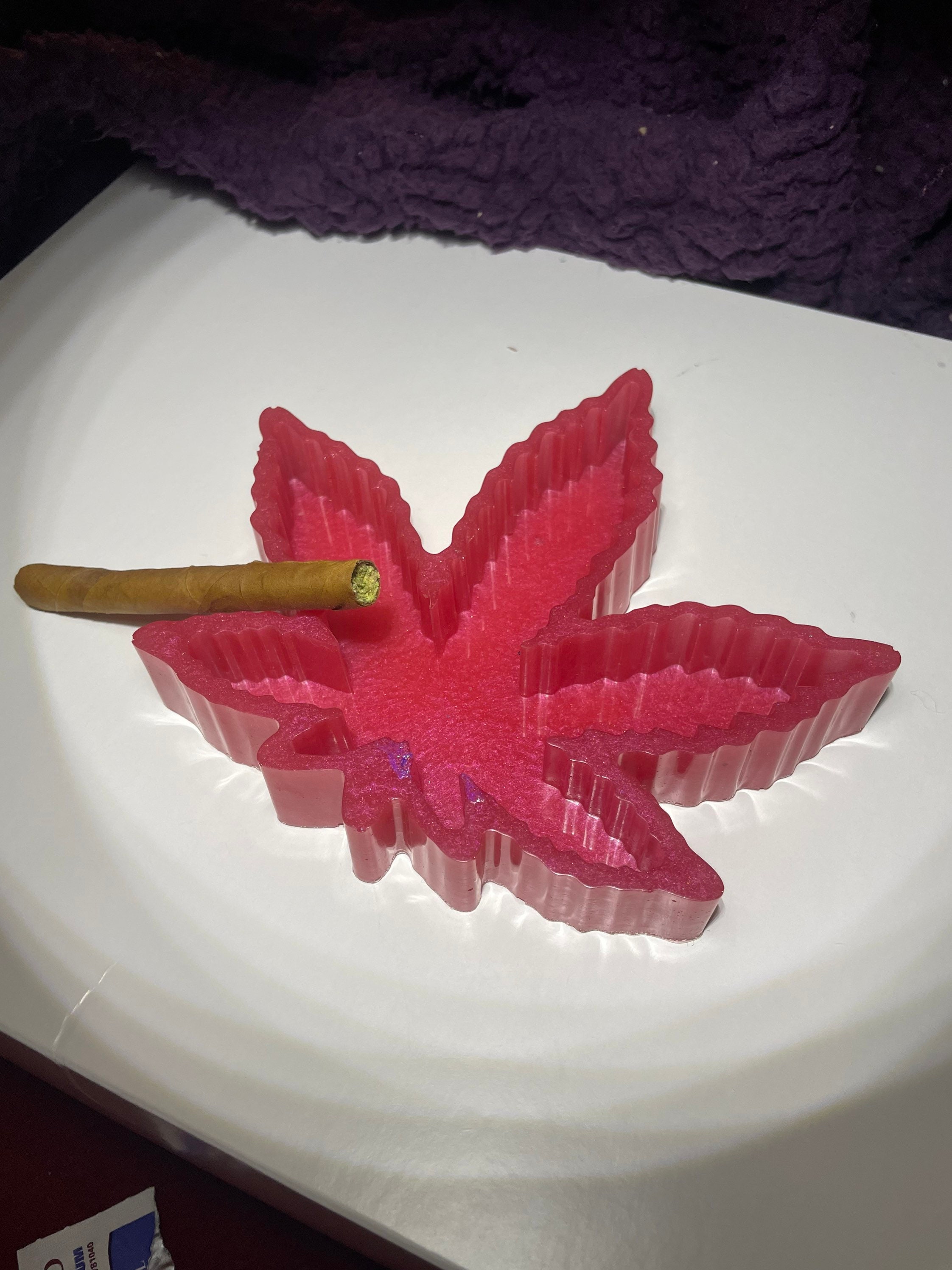 Marijuana Epoxy Resin Ashtray - Etsy