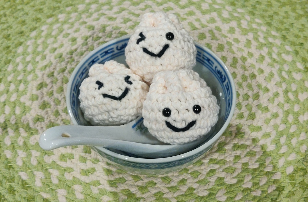 Set of Crochet Dumpling Dimsum - Etsy