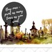 Printable Stationery Halloween Graveyard Writing Paper for Your Letter ...