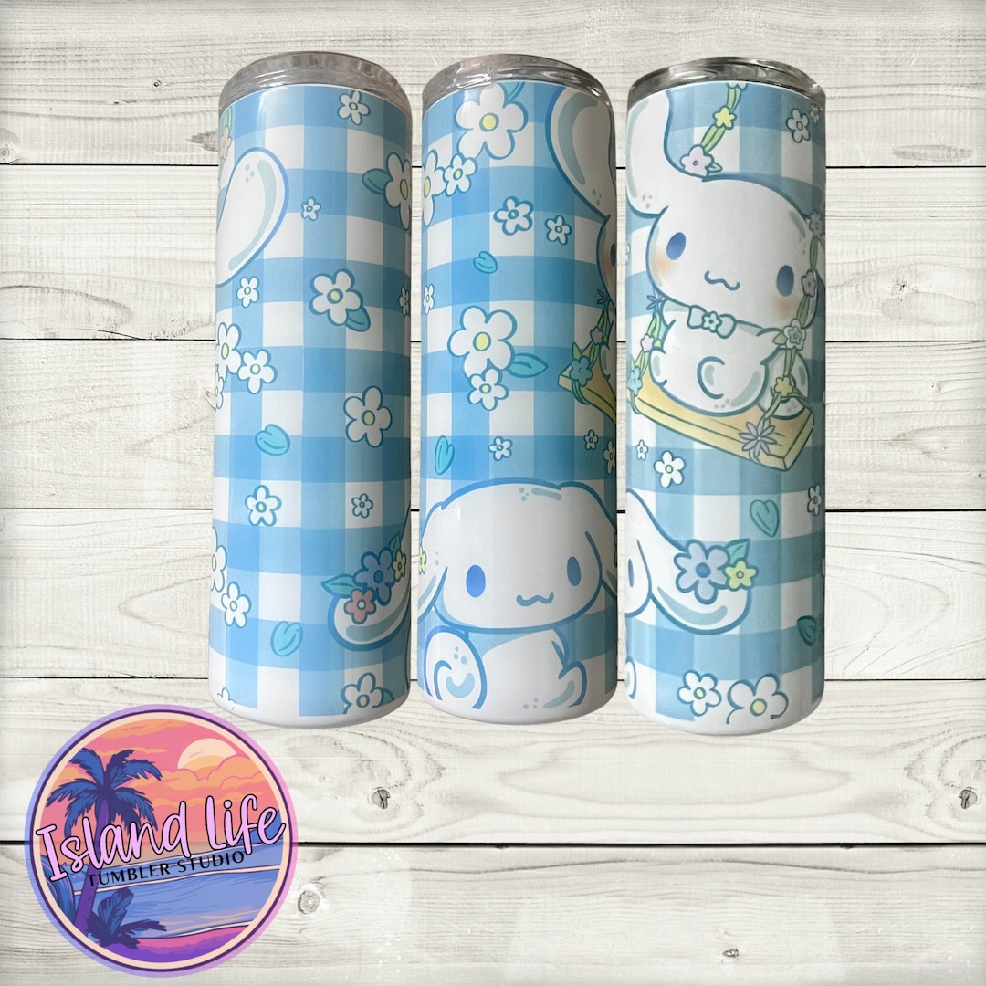 Cute Sanrio Inspired Character Sublimated Tumbler With Straw and Lid ...