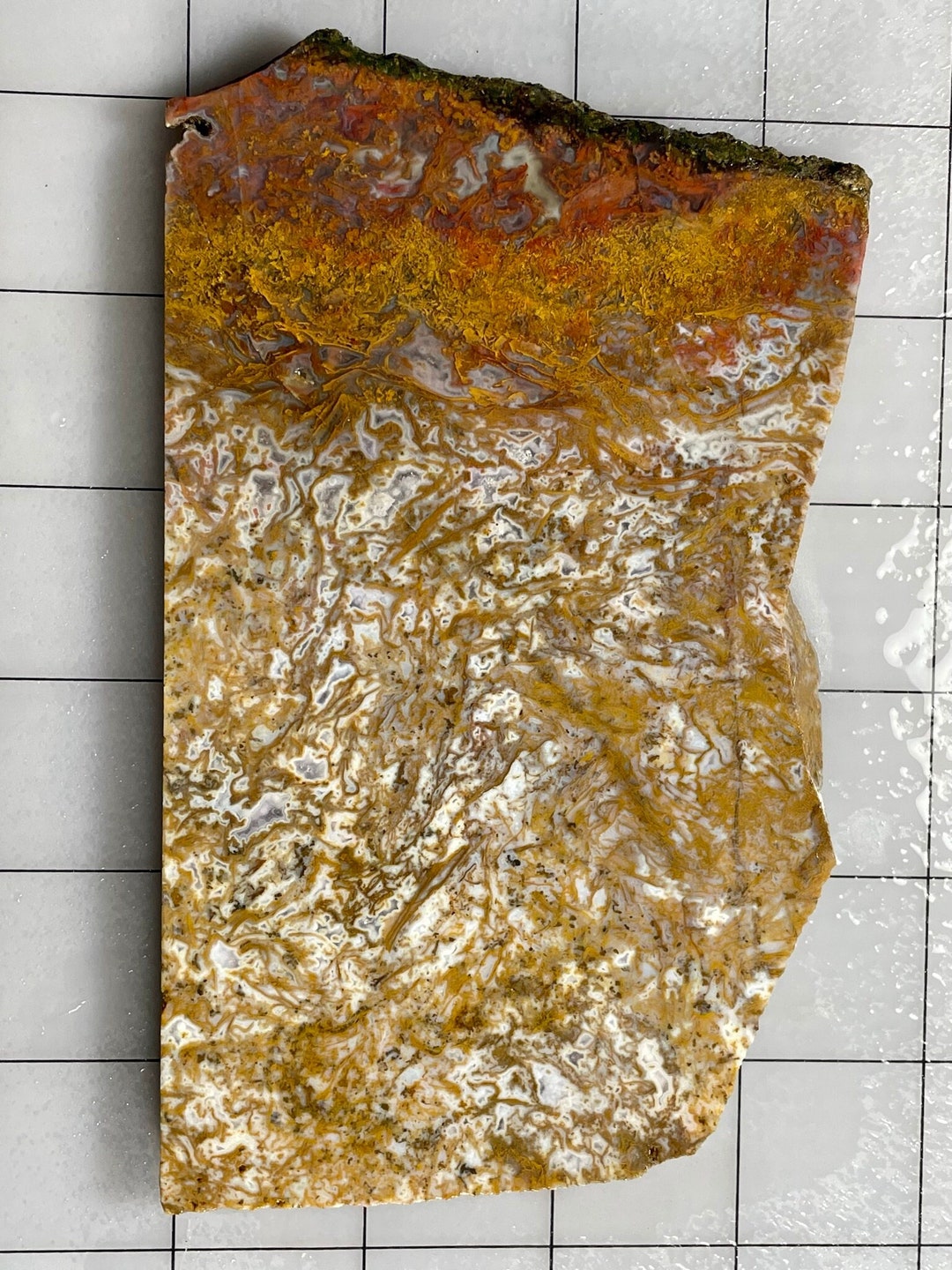 Moroccan Seam Agate Slab 140mmx90mmx9mm - Etsy