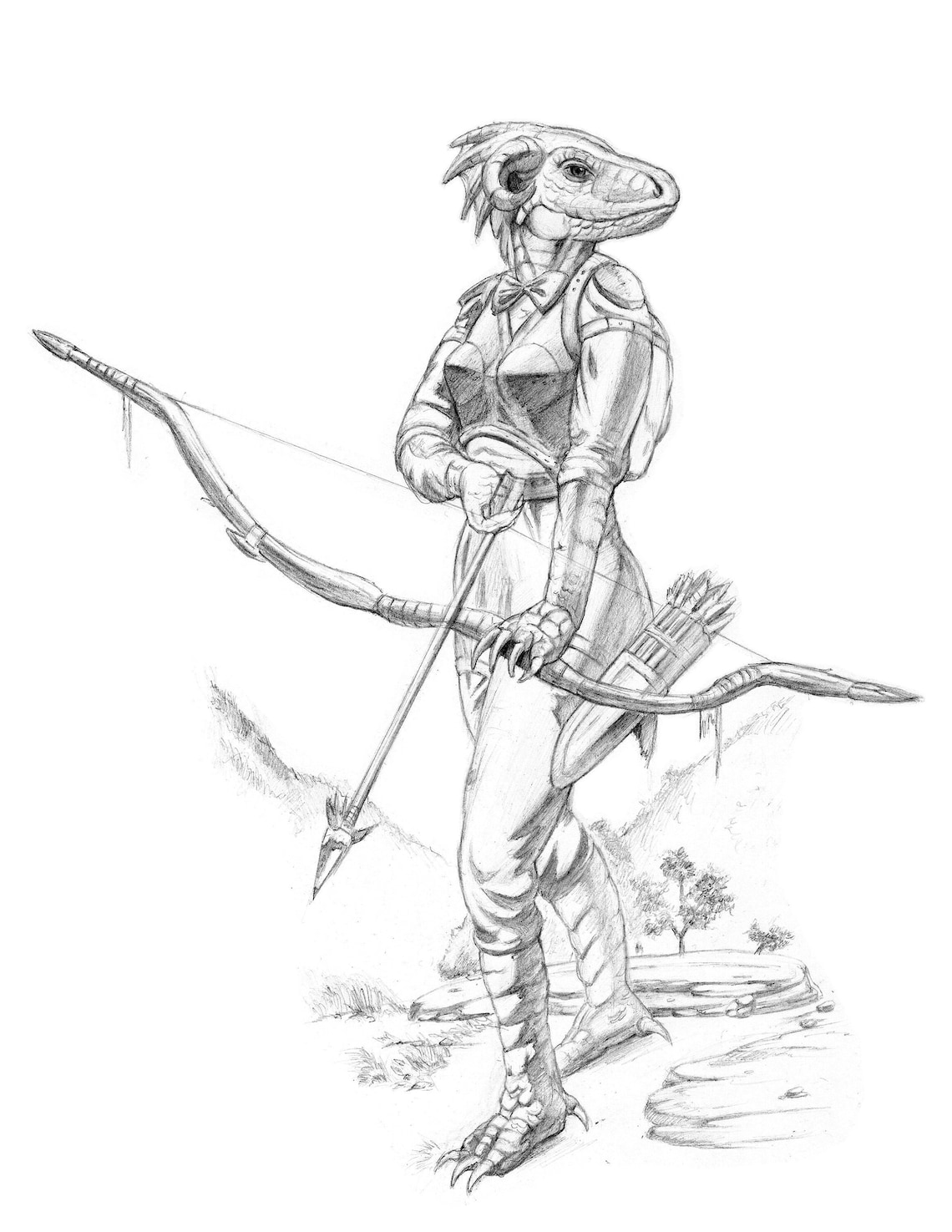 Fantasy Character Illustration in Traditional Media | Etsy