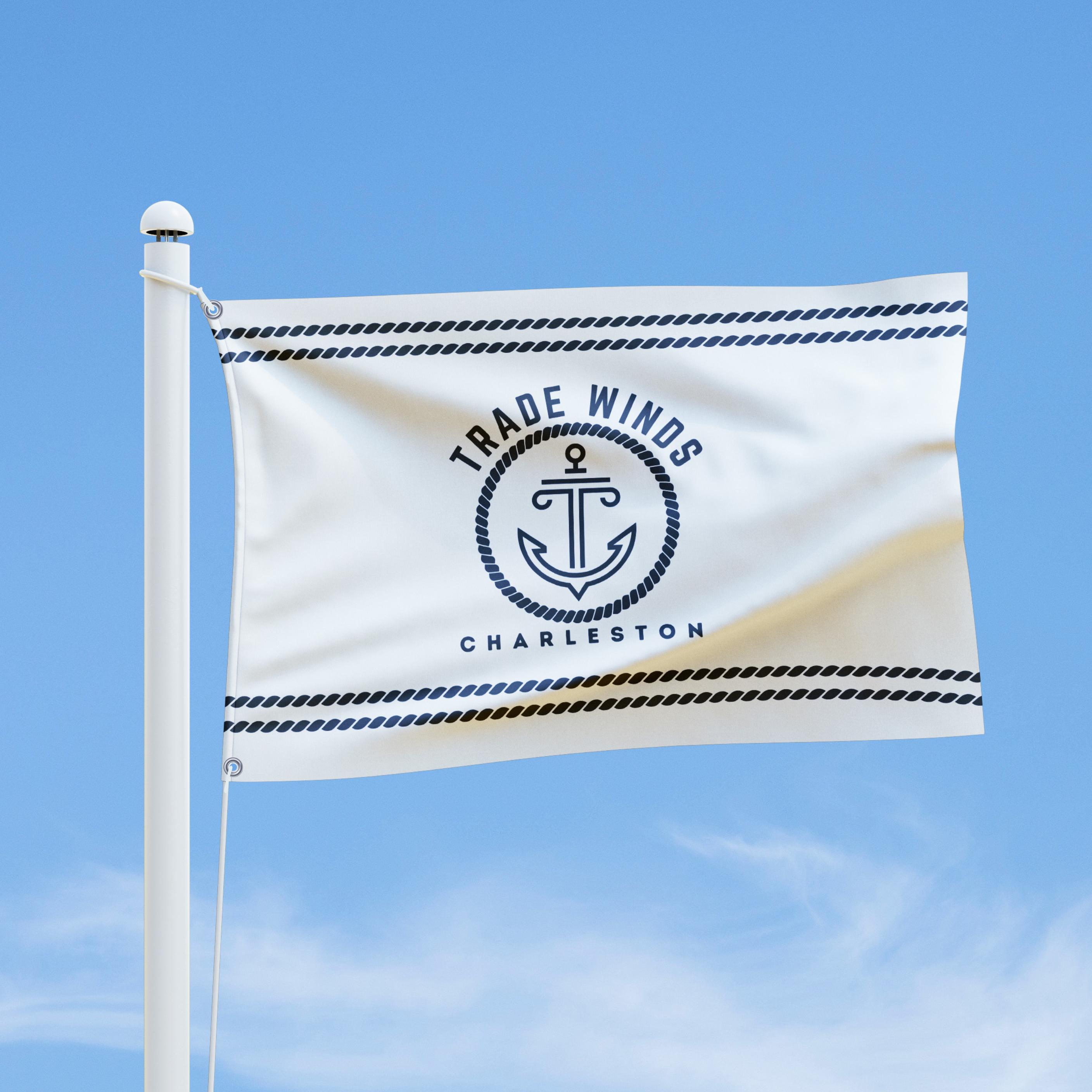 Custom Boat Name Flag: Personalized Nautical Yacht Decor - Etsy