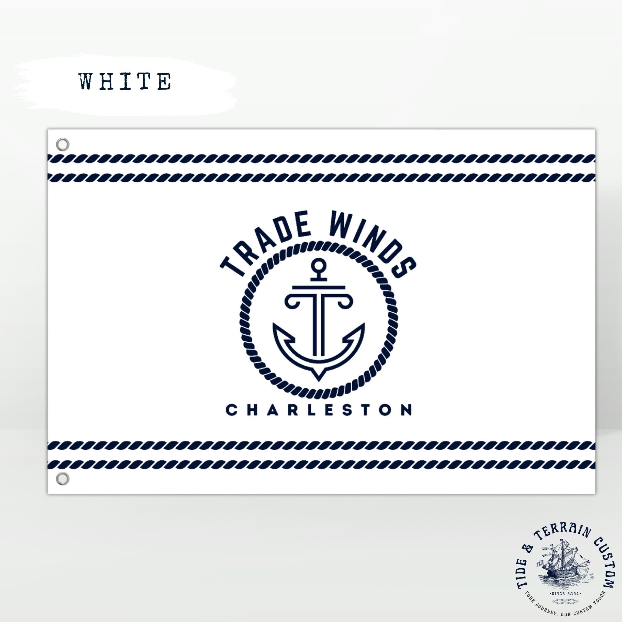 Custom Boat Name Flag: Personalized Nautical Yacht Decor - Etsy