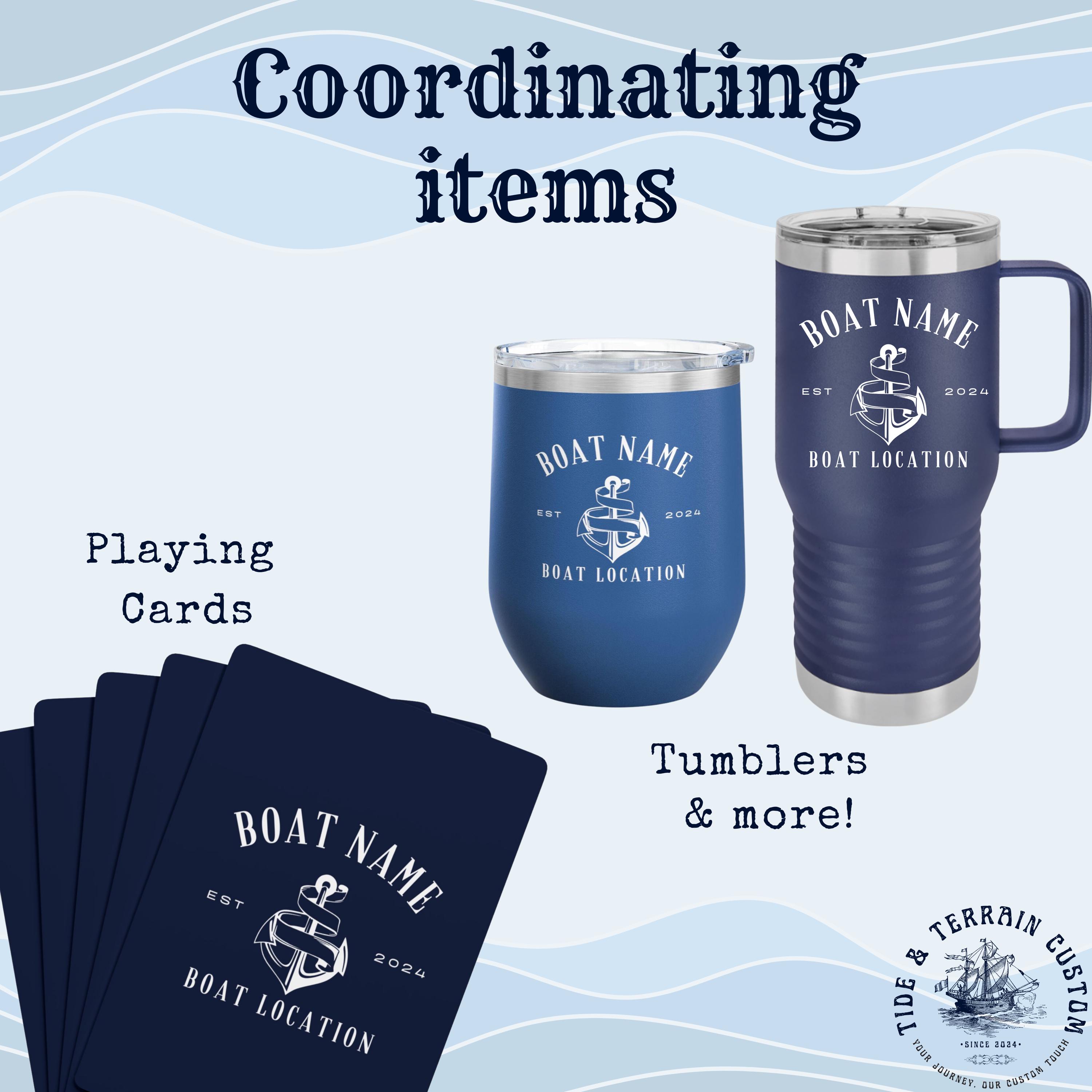 Custom Boat Name Anchor Flag – Personalized Nautical Outdoor Yacht Flag ...