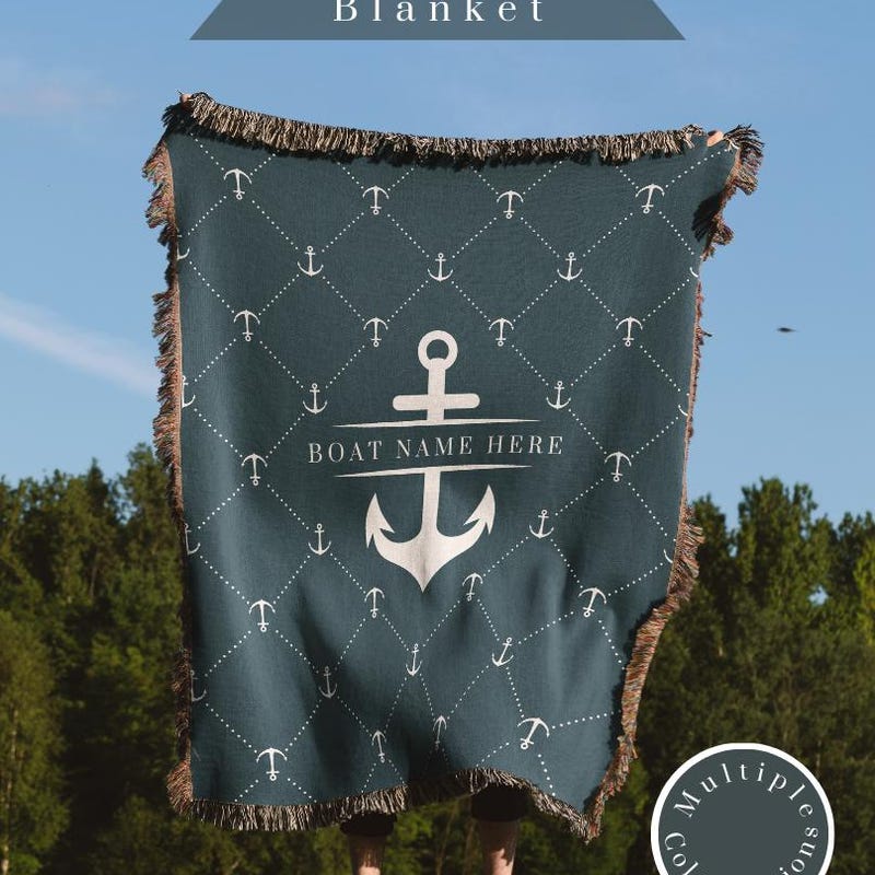 Nautical Blanket - Etsy