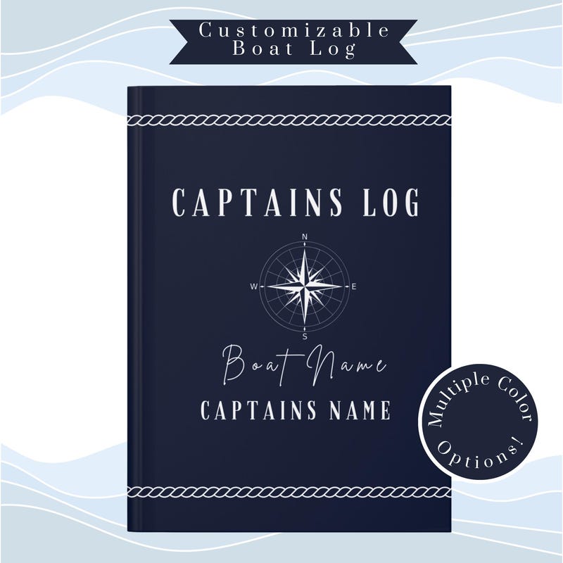 Captains Log Book - Etsy