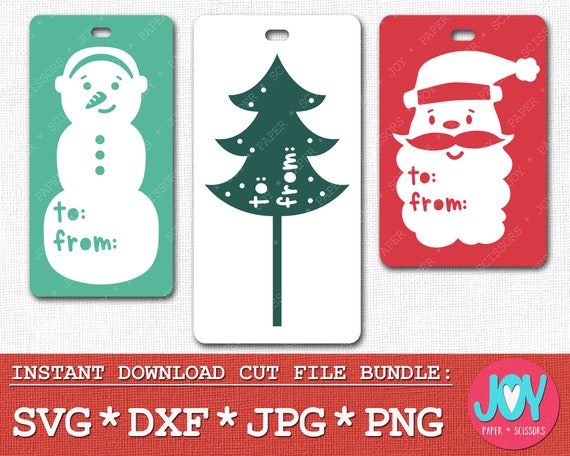 Christmas Tag Svg Holiday Gift Tab Svg Xmas Tag Svg Xmas | Etsy
