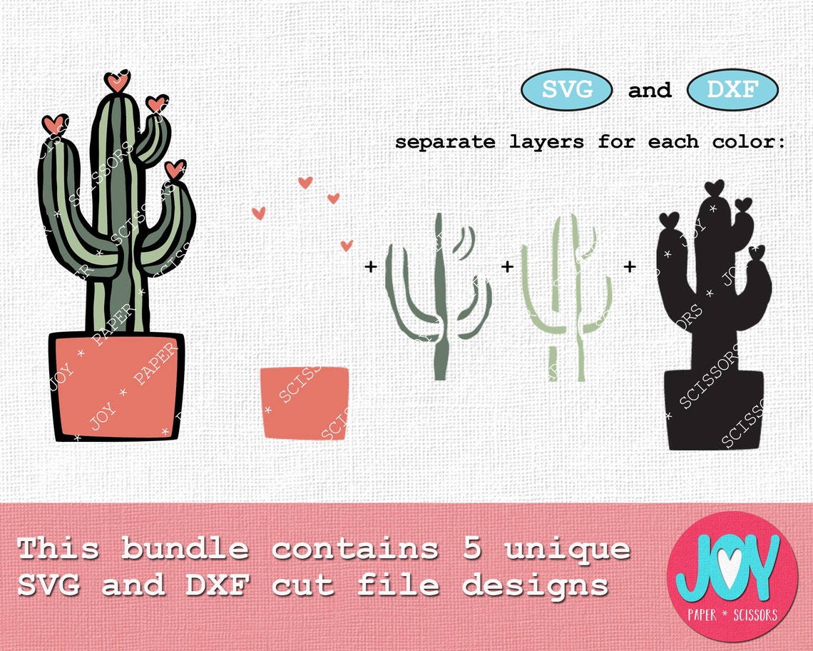 Cactus Svg Bundle Succulent Svg Bundle, Succulent Sayings Svg, Cactus ...