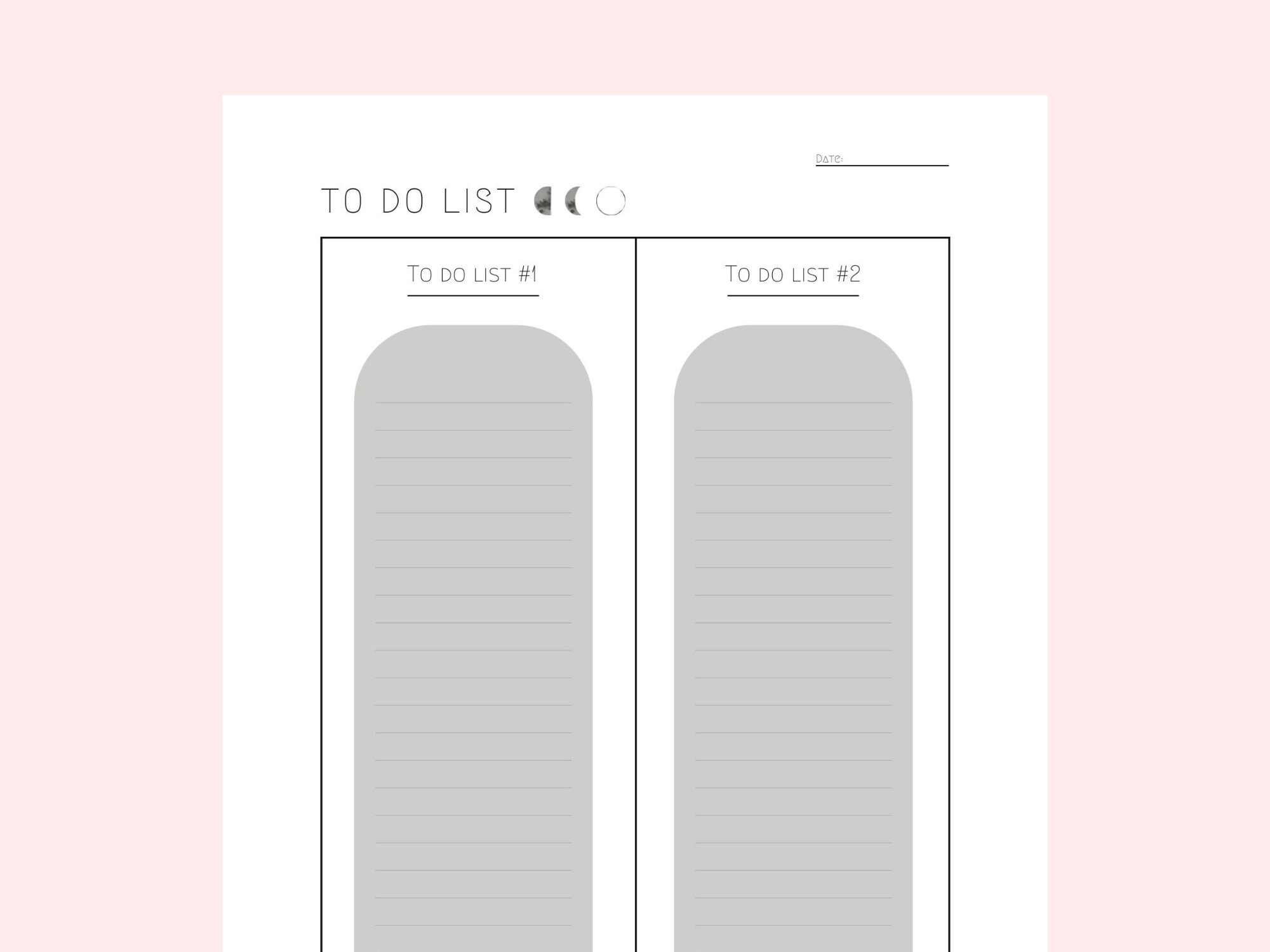Simple to Do List Printable Planner / Daily to Do List / Project ...