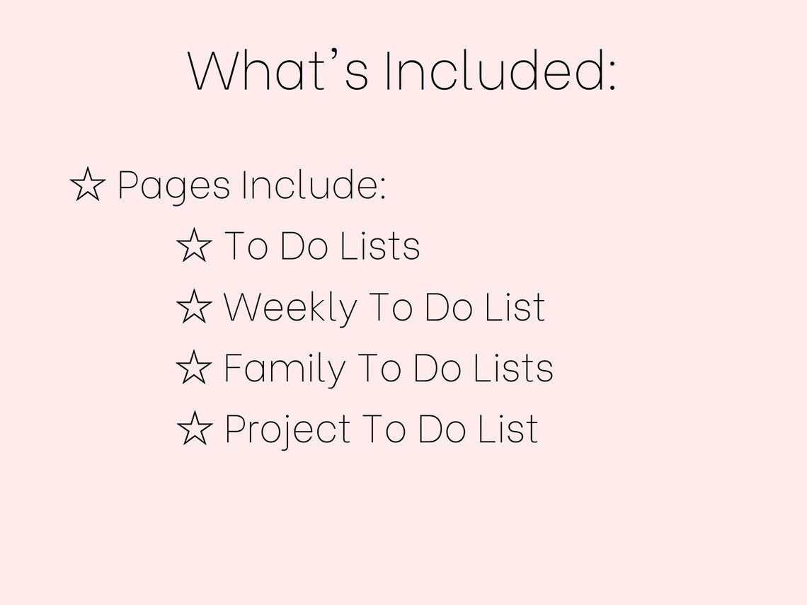 Simple to Do List Printable Planner / Daily to Do List / Project ...