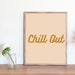 Chill Out Print, Instant Download Wall Art Boho - Etsy