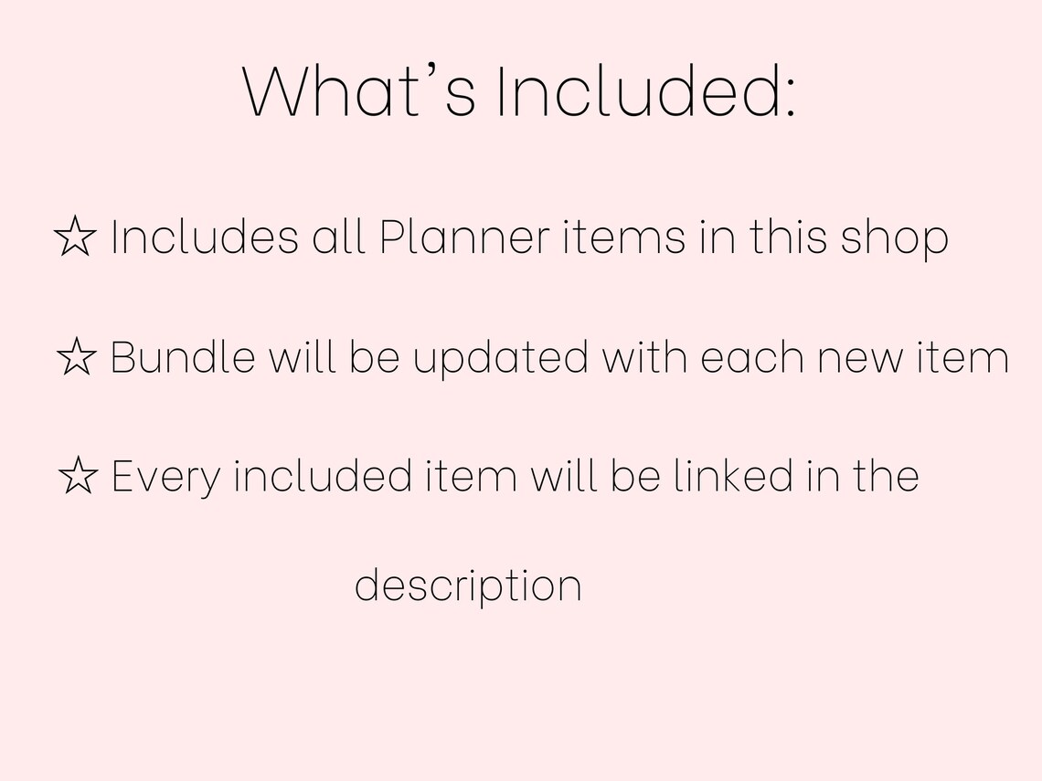 2022-2023 Planner Bundle Printable Planner Pages Yearly Planner Undated ...