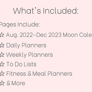 2022-2023 Planner Bundle Printable Planner Pages Yearly Planner Undated ...