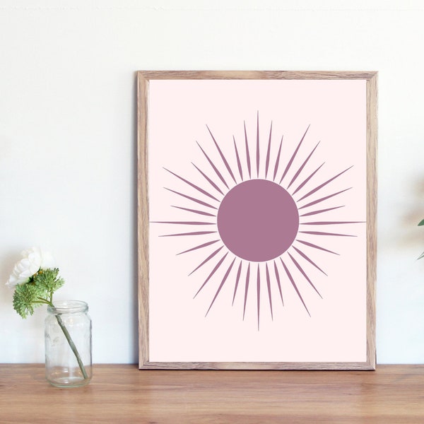 Modern Purple Art - Etsy