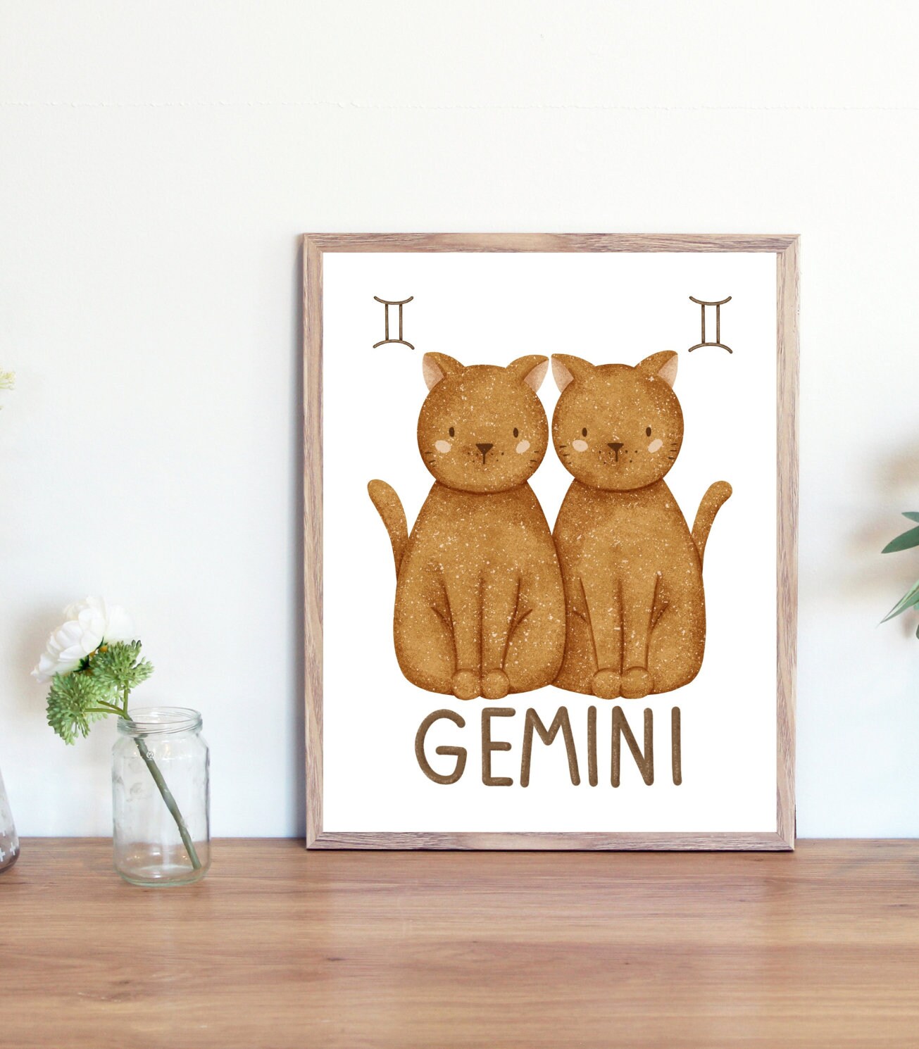Gemini Set of 5 Prints / Gemini Nursery Decor / Nursery Art / Gemini ...