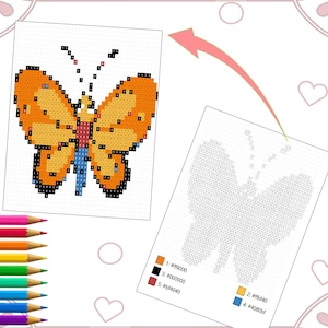 Cute Spring Pixel Art Color by Number | Digital Printable Coloring ...