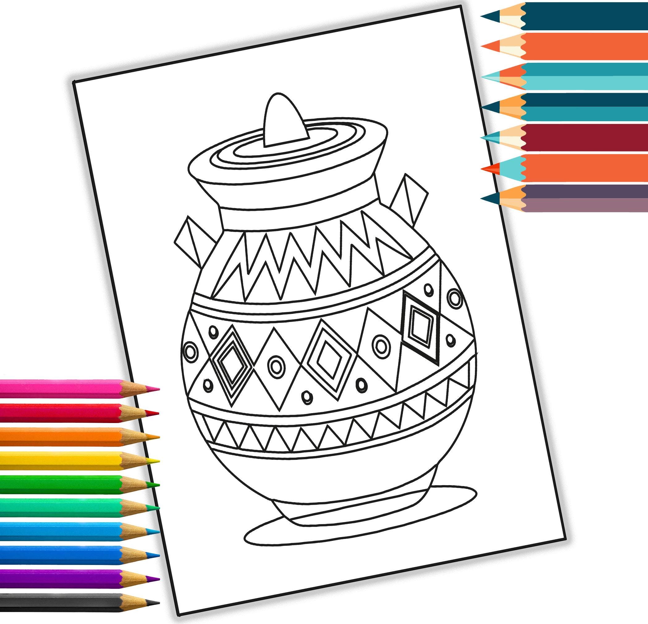 Ancient Inca Empire Coloring Book - Digital Download - 24 Pages Bold - Etsy
