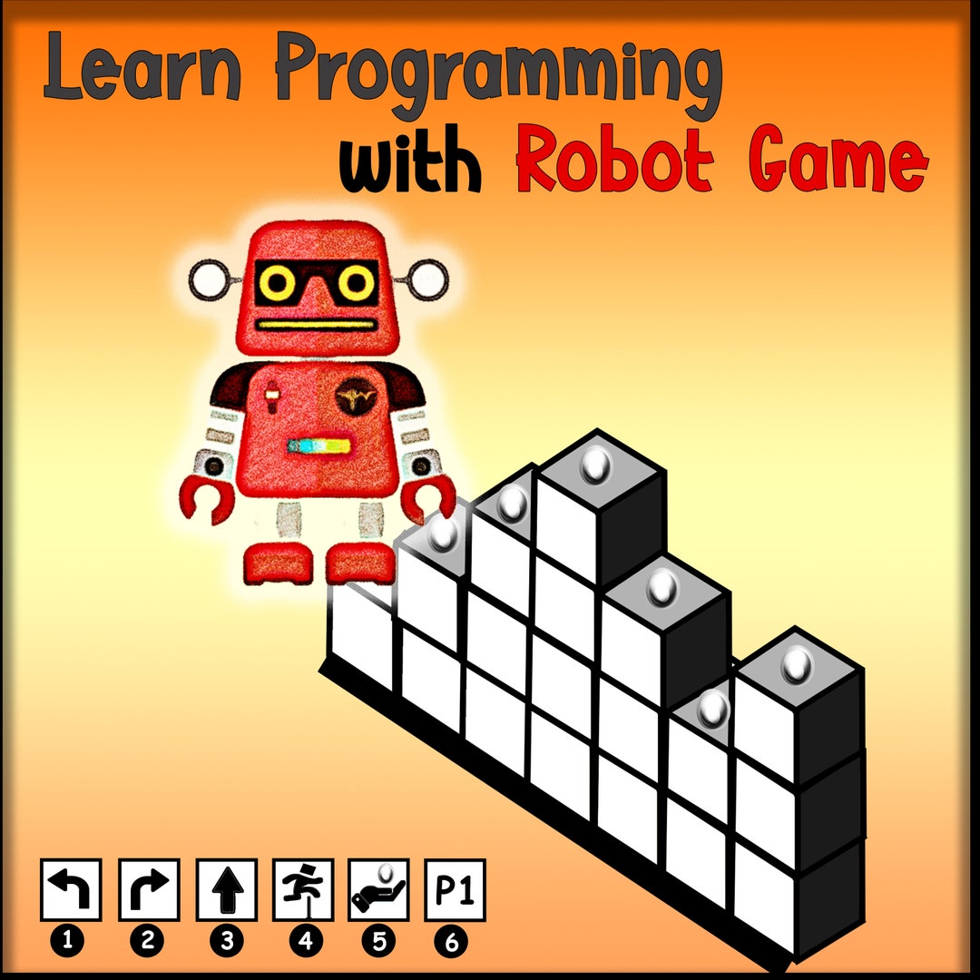 Printable Learn Programming With Robot Game - Etsy