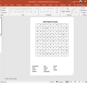 Word Search Puzzle Generator - Digital Tool - Etsy
