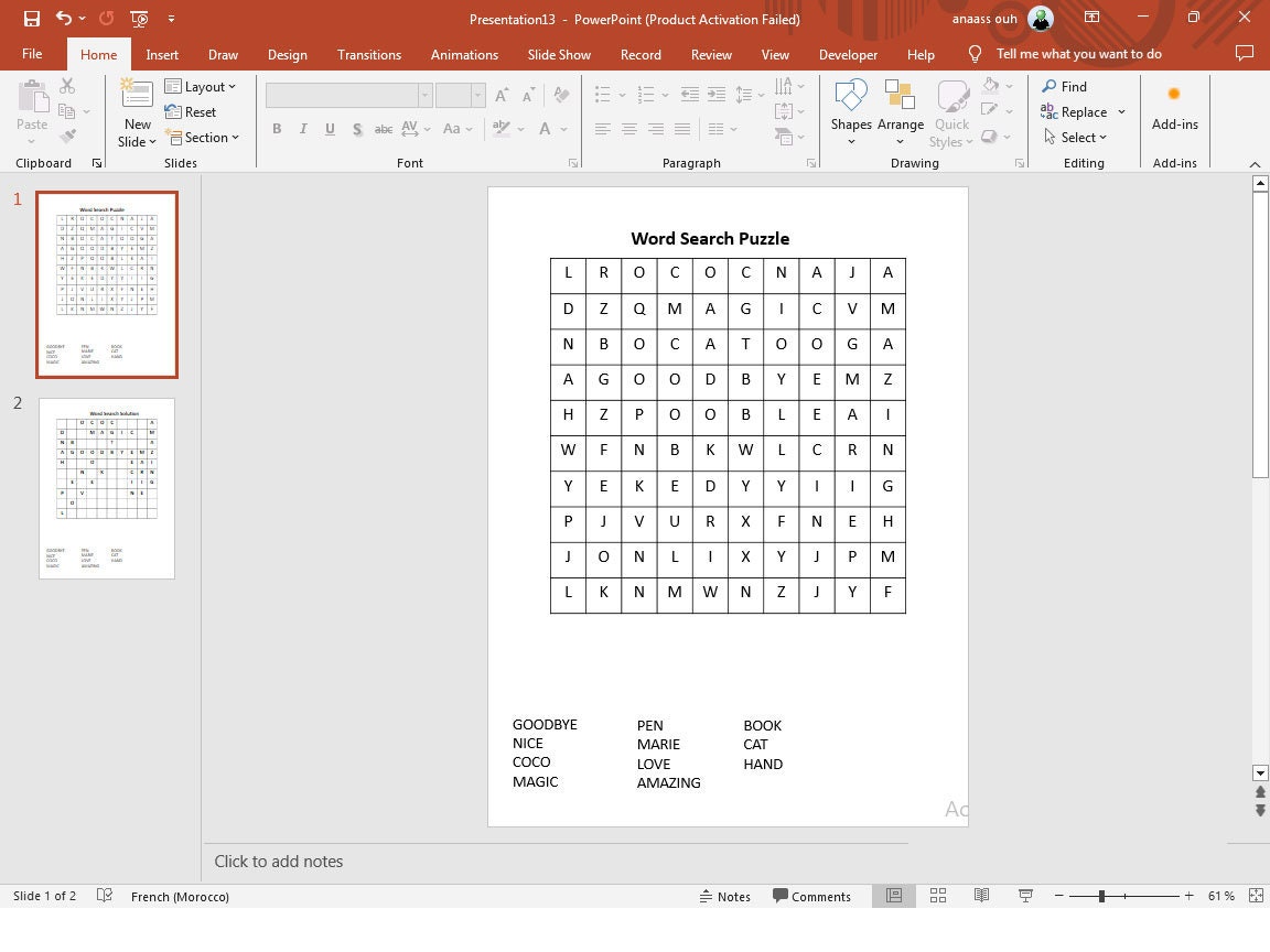 Word Search Puzzle Generator - Digital Tool - Etsy
