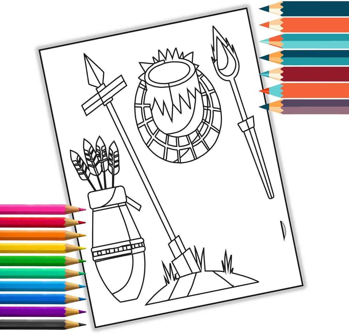 Ancient Inca Empire Coloring Book - Digital Download - 24 Pages Bold - Etsy