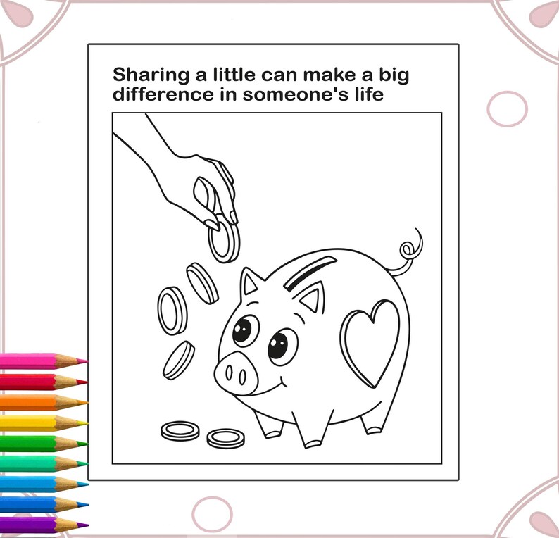 Financial Education Coloring Book for Kids | Money Basics | Printable ...