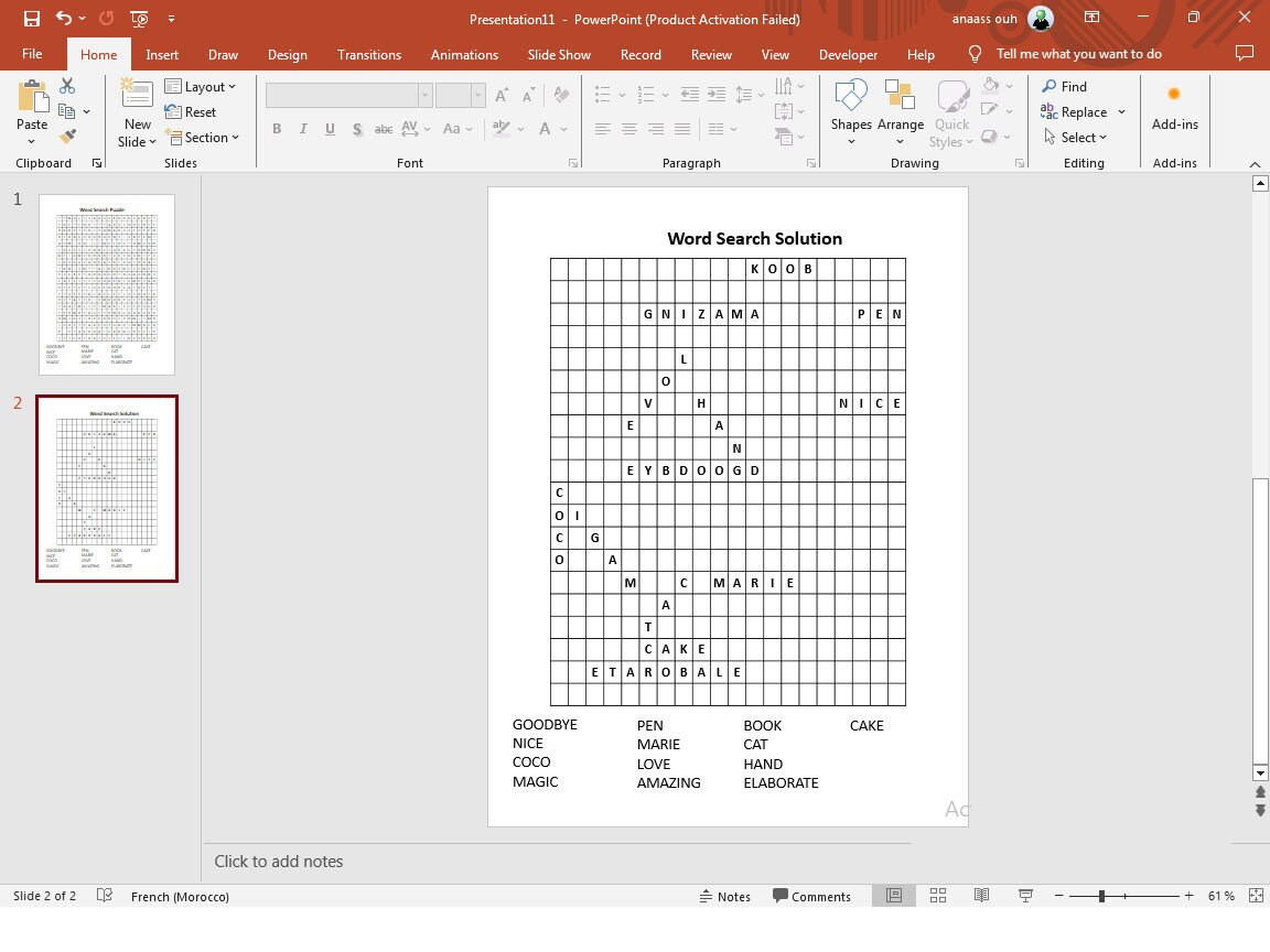 Word Search Puzzle Generator - Digital Tool - Etsy