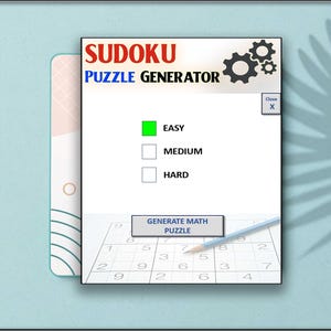 Unlimited Math Puzzle Generator –printable Cross Sum Logic Grid Kids ...