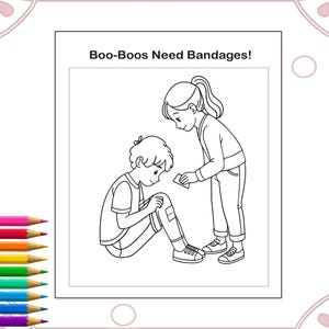 Kids First Aid & Safety Coloring Book: Printable Education (ages 4-8 ...
