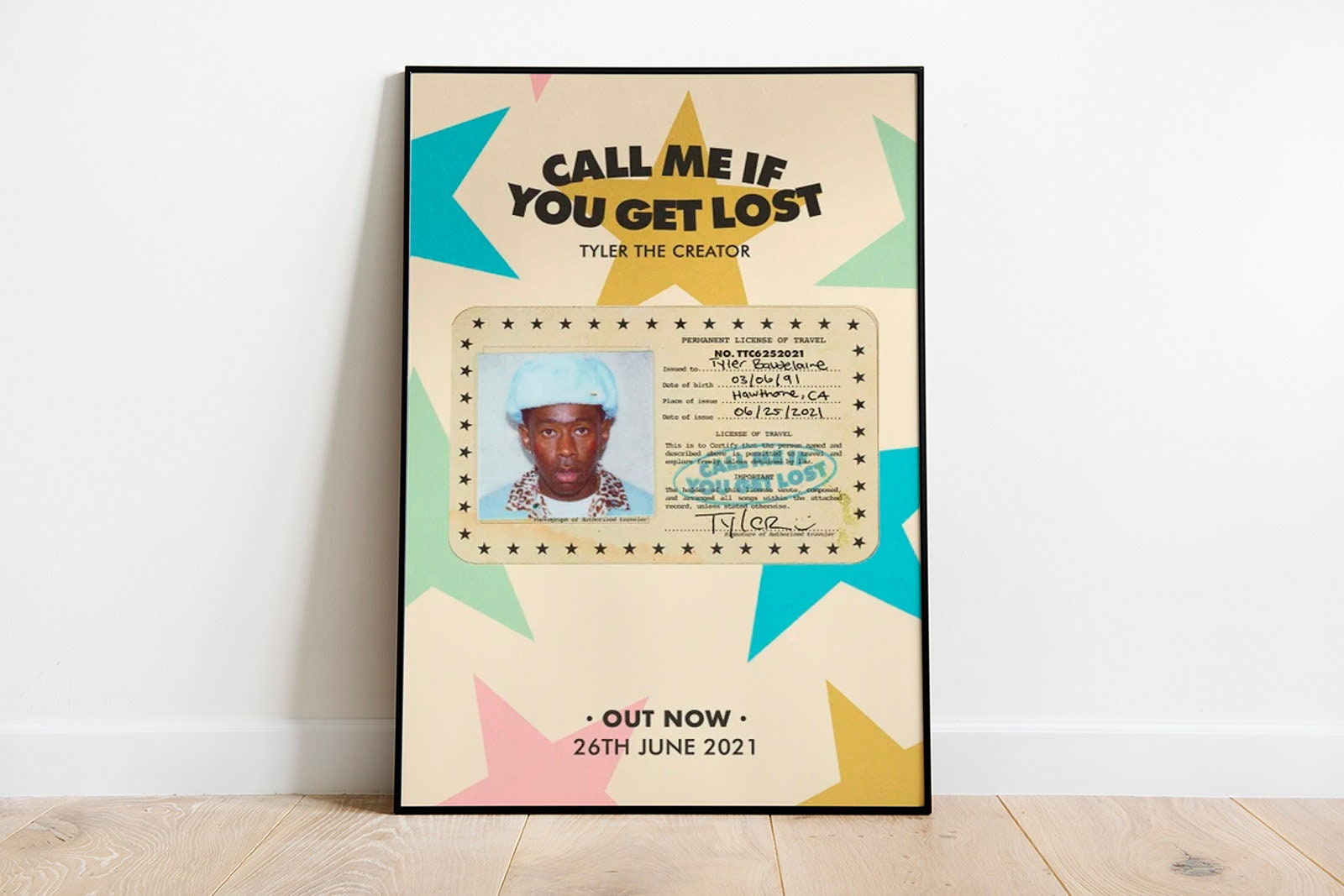 Tyler The Creator Call Me If You Get Lost Album Poster, Tyler Poster ...