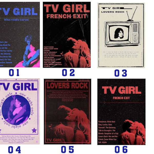Tv Girl French Exit Album Poster - Etsy