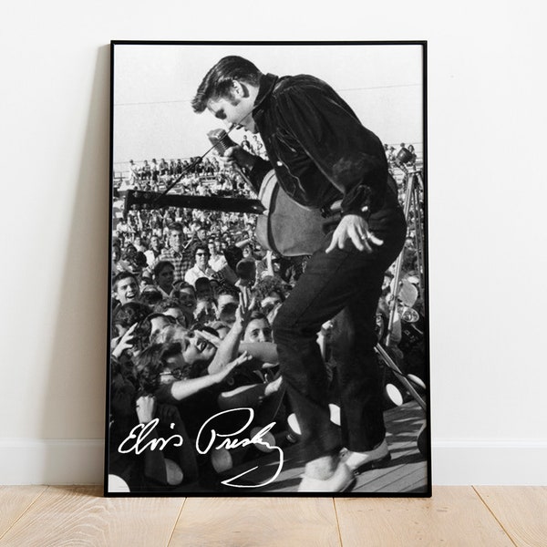 Elvis Concert Poster - Etsy