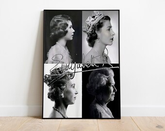 Queen Elizabeth Young Poster - Etsy