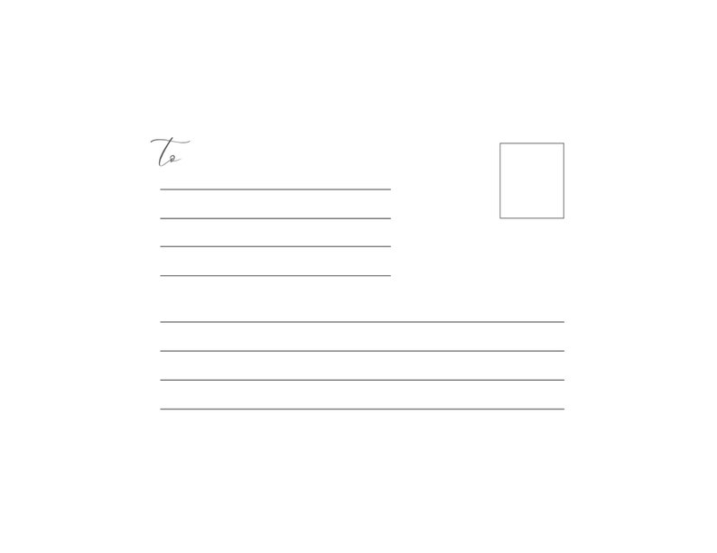 Set of 4 | Canadian Postcard | Postcard Swap |travel Postcard Set ...