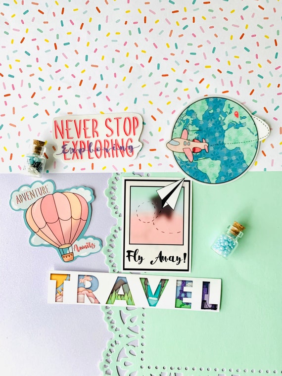 Adventure Sticker Pack Travel Sticker Pack Waterproof | Etsy