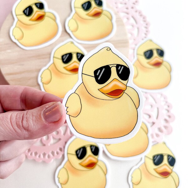 Rubber Duck Sticker - Etsy