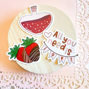 Chocolate Covered Strawberry Sticker | Fruit Sticker Sticker ...