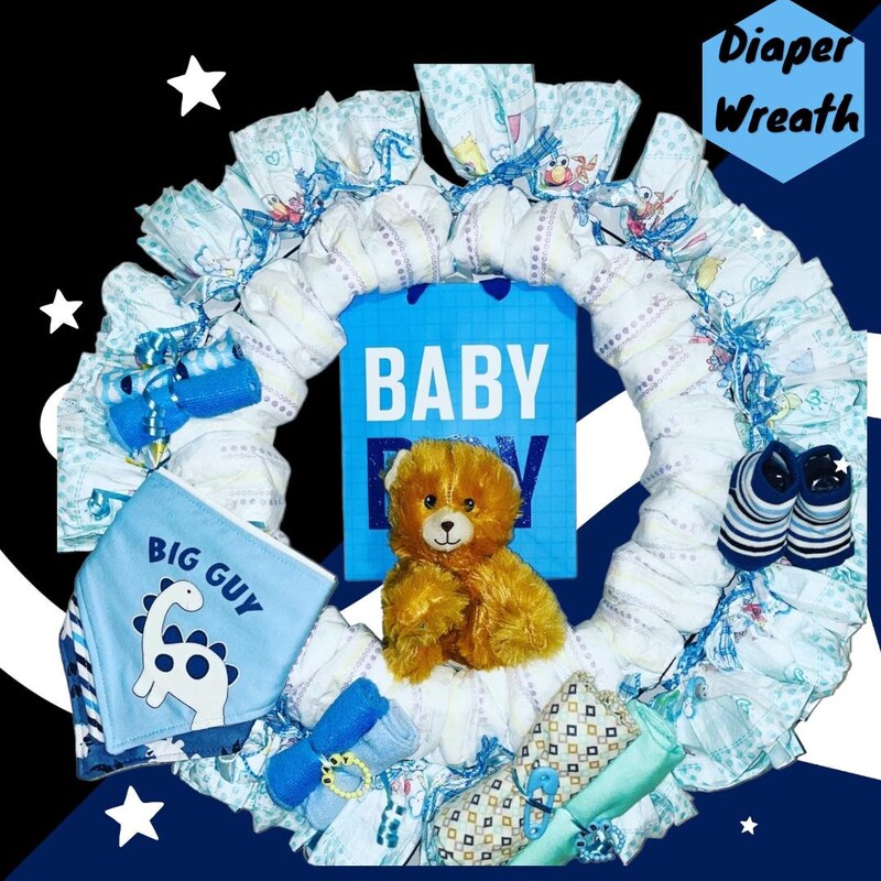 Diaper Wreath - Etsy