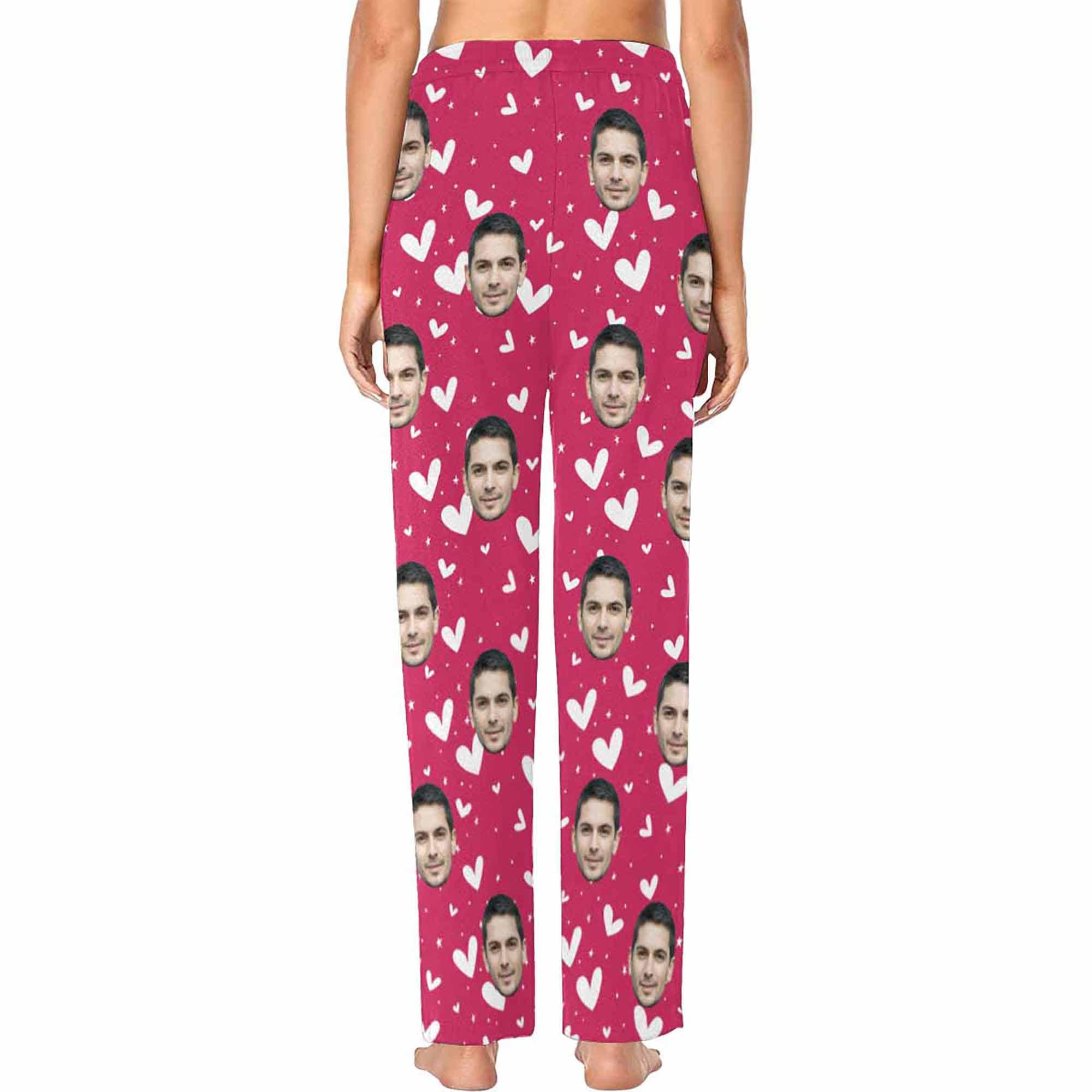 Custom Face Pajama Pants Face on Pajama Pants Funny Love - Etsy