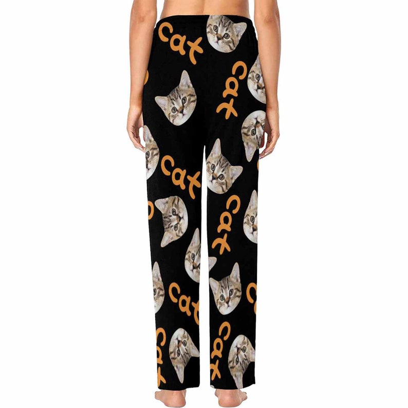 Custom Cat Photo Pajama Pants Cat Pajama Pants Personalized - Etsy