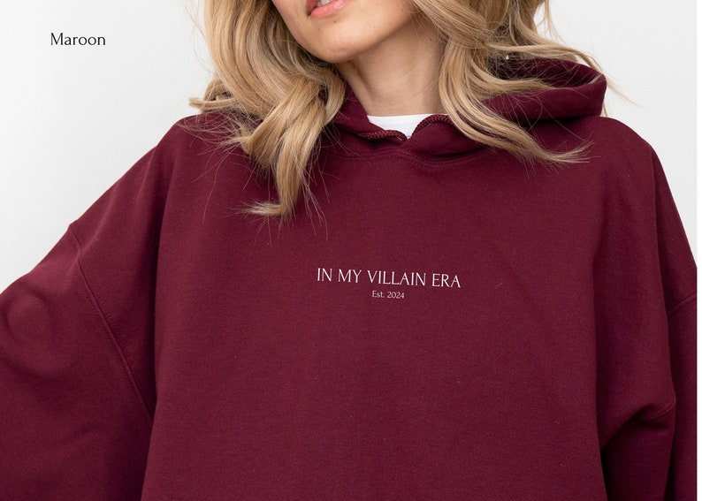 In My Villain Era Sweatshirt, Villain Era Hoodie, Gifts for Her, Trendy, Est 2024 - Etsy